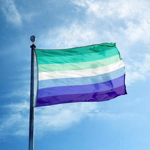 90x150cm Mlm Vincian Pride Flag Patroclian LGBT Flags Gay Man LGBTQ ...