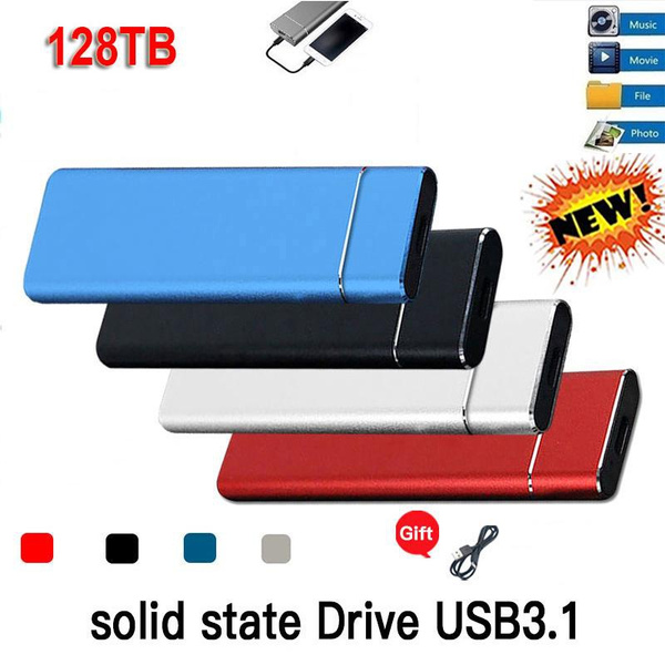 New Portable SSD 1TB 2TB 8TB 16TB 30TB 60TB 128TB External Solid State ...