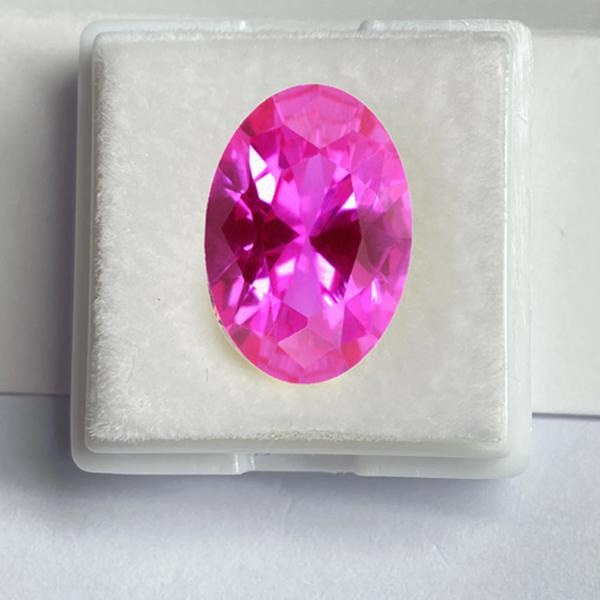 Large Pink Sapphire 15.0Ct Natural Mined Ruby Gemstone 13x18.0mm Oval ...