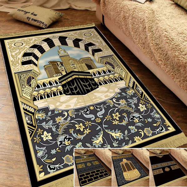 Eid Muslim Prayer Mat Turkish Janamaz Mussallah Islamic Seccade Salaat ...