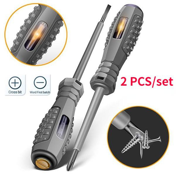 2 PCS/set Voltage Tester Pen Non-contact Induction Test Pencil High ...