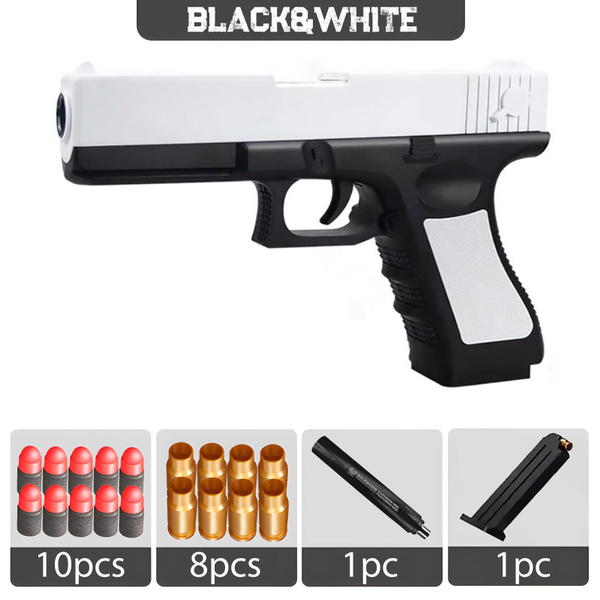 Soft Bullet Gun ToyToy Gun, Soft Bullet Toy Gun, Jump Ejecting Mag ...