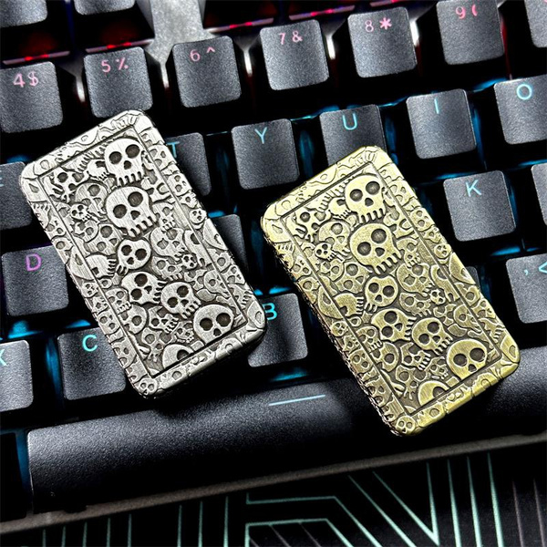 Metal Skull Magnetic Fidget Slider Adult Fidget Blocks EDC Fidget Toys ...