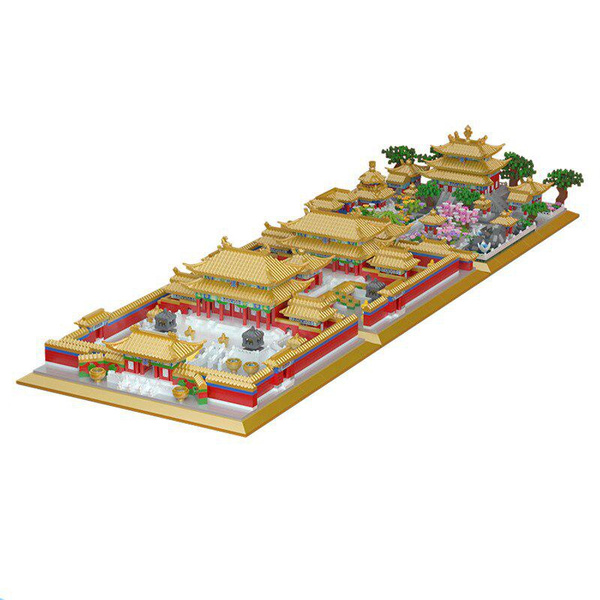 Diamond Building Block Toys Assembled The Ancient Architectural Model ...