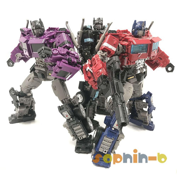Transformation Black Convoy and Commander OP Red and Purple w/ Metal ...