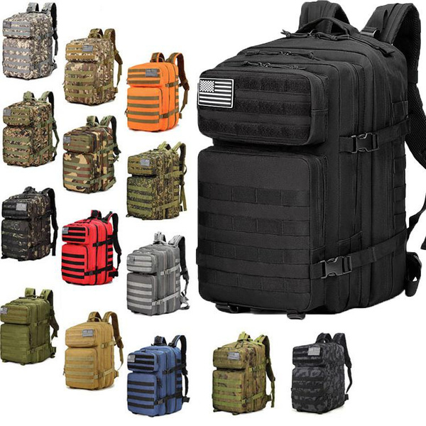 1000D Nylon 50L Men Women Outdoor Military Backpack Tactical Bag ...