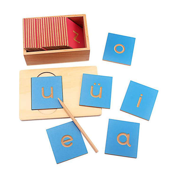 Montessori Language Toys Lowercase Letter English Alphabet Vowel ...