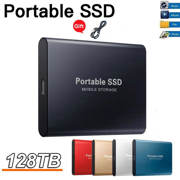 Portable SSD Hard Disk 128TB 64TB SSD 2.5 Inch 1TB 2TB Hard Drive Drive ...