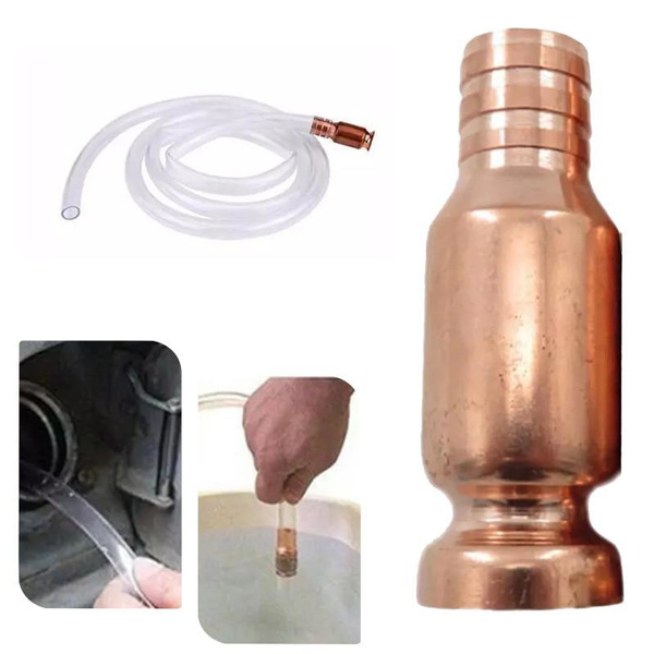 1 Pcs Copper Siphon Filler Pipe Manual Pumping Oil Pipe Fittings Siphon ...