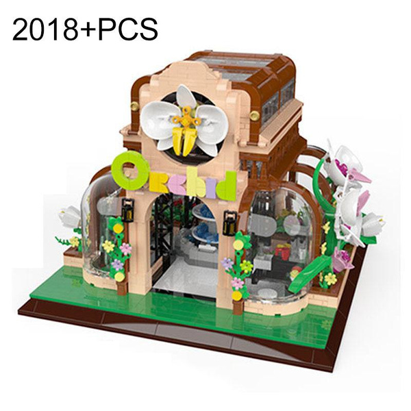 Finger Rock Flower House Architecture Assembly Mini Building Block ...