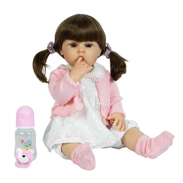 22inch 55cm Handmade Realistic Full Body Silicone Girl Doll Toddler Toy ...
