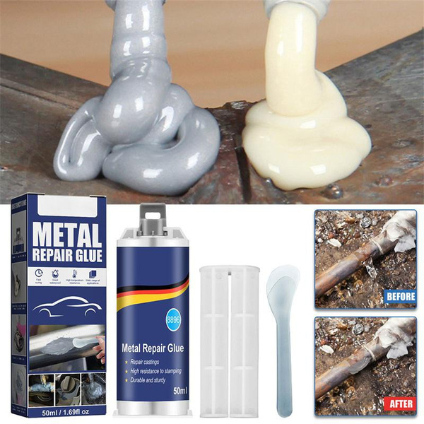50ml Metal Repair Paste Adhesive Glue Industrial Heat Resistance Cold ...
