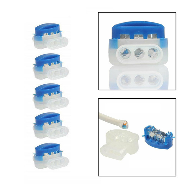 5Pcs 3pin Robotic Lawn Mower Resin Conector IDC 314 Terminal Block Wire ...