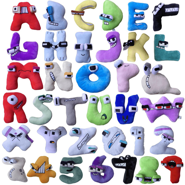 Alphabet Lore Plush Toy,A-Z Cute Funny Stuffed Figure Doll for Kids and ...