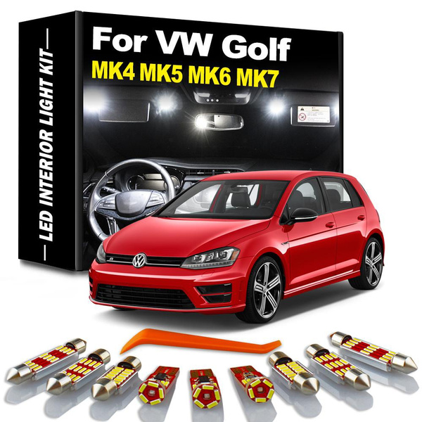 Canbus LED Interior Light Kit For Volkswagen VW Golf MK4 MK5 MK6 MK7 4 ...