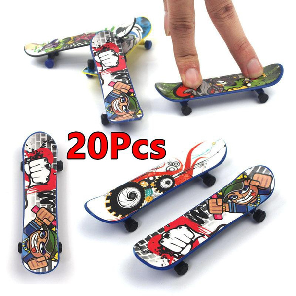 20pcs/Lot Mini Finger Skateboards Plastic Skate Boarding Children ...