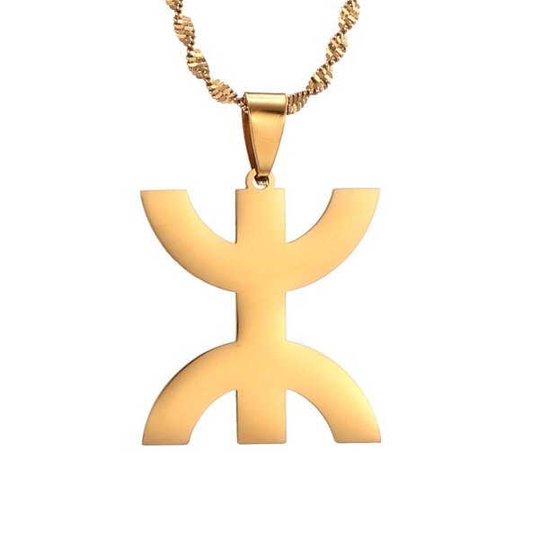 Africa Berbers Symbol Pendant Necklace African Berber Kabyle Amazigh ...