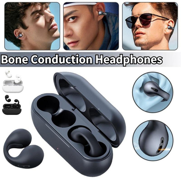 Bone Conduction Bluetooth 5.3 Earphones Earring Wireless Headphones ...
