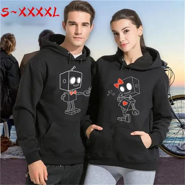 Matching Couple Hoodies - Funny Pullover Sweatshirts - His and Her ...