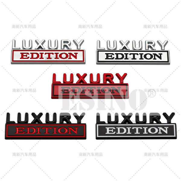 3D Metal Sticker Emblem Luxury Edition Badge Logo Car Door Tailgate ...