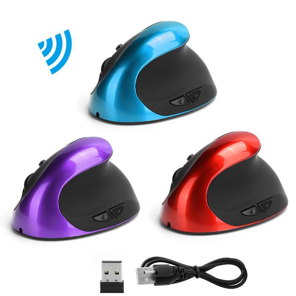 Wireless Optical Vertical Mouse 3rd Right Hand Ergonomic Grip Gaming ...