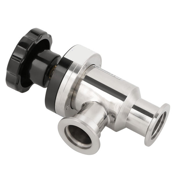 High Vacuum Quick Valve, KF25 304 Stainless Steel Manual Right Angle ...