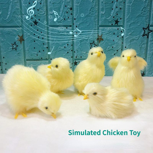 Simulated Crowing Plush Toy Animal Doll for Children's Teaching, Static ...