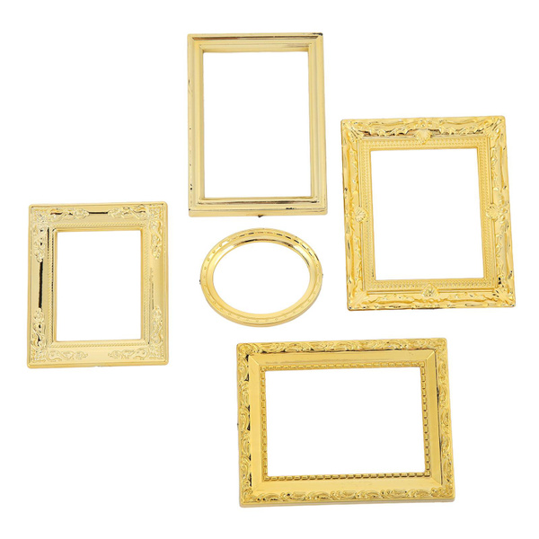 1:12 Dollhouse Mirror Frame European Vintage Miniature Dollhouse ...