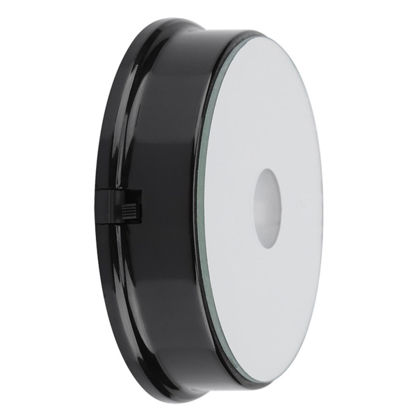 LED Display Base for Crystals Glass Art,Colorful Light Rotating Display ...