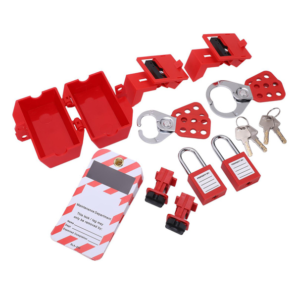 Circuit Breaker Lockout Kit, Lockout Tagout Kit Stainless steel Hasps ...