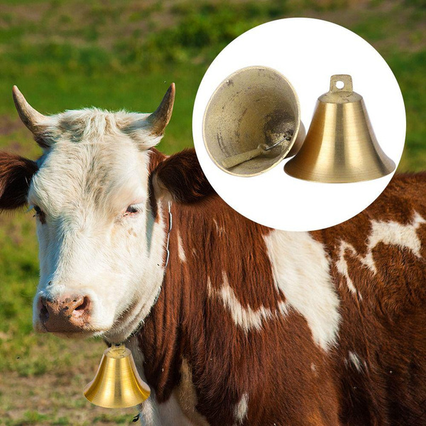 Unique Portable Retro Style Doorbells Copper Loud Bronze Bell Cow Horse ...