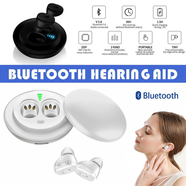 Rechargeable ITE Hearing Aids With Bluetooth Wireless Back-of-the-ear ...