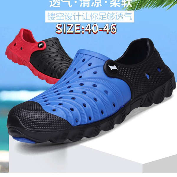 2023 Clogs Men EVA Injection Clogs Casual Sandals Men Shoe Summer Fang ...