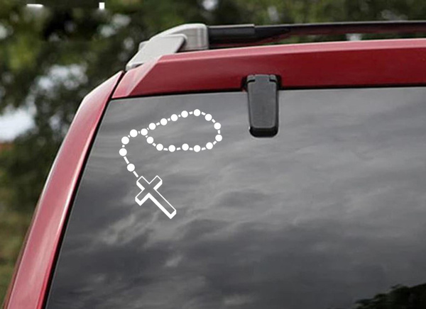 Christ Chain Cross Car Stickers and Decals for Car Laptop Mug Stickers ...