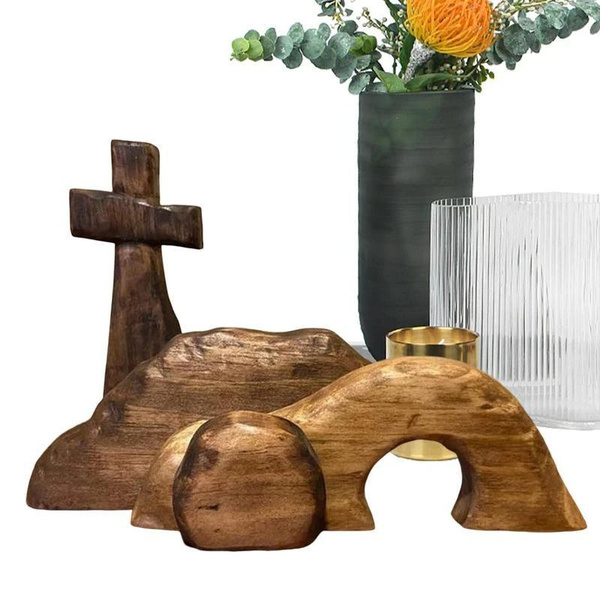The Empty Tomb Easter Scene and Cross Easter Decorations Religious ...