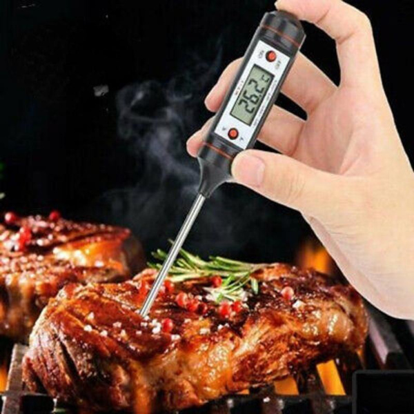 Digital Food Thermometer Probe Cooking Meat Kitchen BBQ Temperature ...