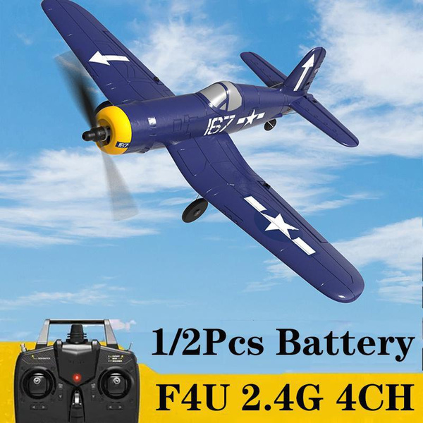 F4U RC Plane Fighter 4 Channel Remote Controlled Aircraft One Key ...