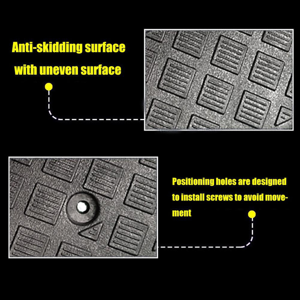 Portable Curb Ramp Anti-Slip lightweight Threshold Ramp Mat Pad Car ...