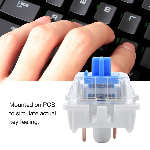 10 PCs Mechanical Keyboard Switch Plate Mounted Blue Switch | Wish