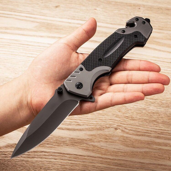Folding knife high hardness 4CR13 military knife - suitable for hunting ...