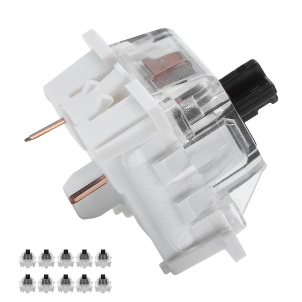 10 PCs Mechanical Keyboard Switch Plate Mounted Black Switch Plate ...