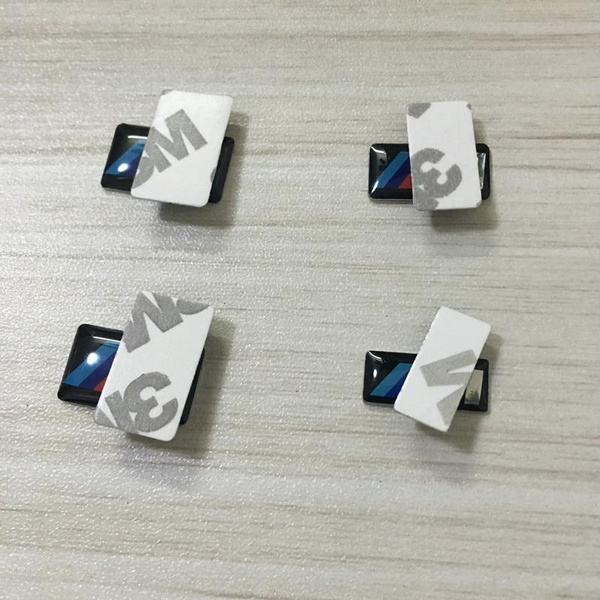 2pcs Car Badge Emblem Sticker for M Logo E36 F20 E92 X5 E87 E30 E46 E91 ...