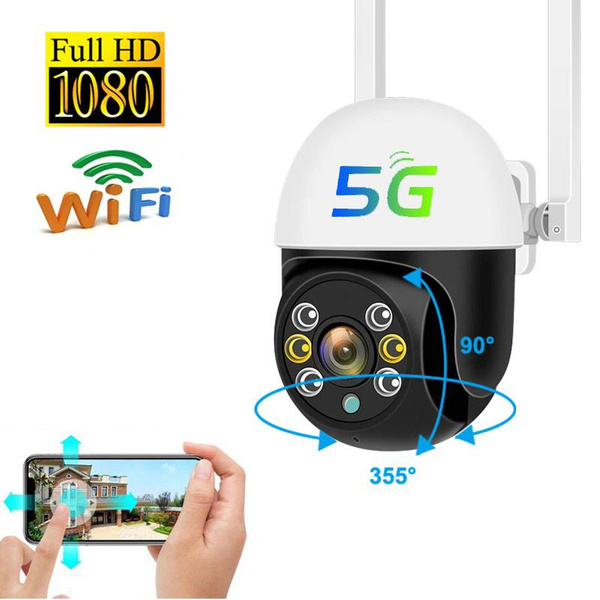 5G&2.4G Wifi IP Dome Camera, 1080P Full Color Night Vision Motion ...