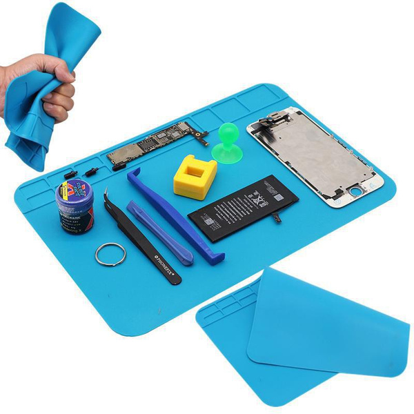 Soldering Mat ESD Antistatic Heat Resistant Insulation Work Mat ...