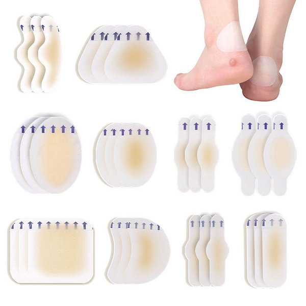 Anti-abrasion Feet Hydrocolloid Shoes Stickers Foot Care Pain Relief ...