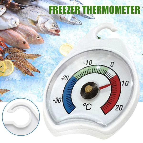 Refrigerator Freezer Thermometer Fridge Dial Temperature Gauge with ...
