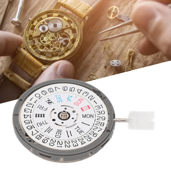 Automatic Mechanical Watch Movement NH36 Day Date Calendar Movement ...