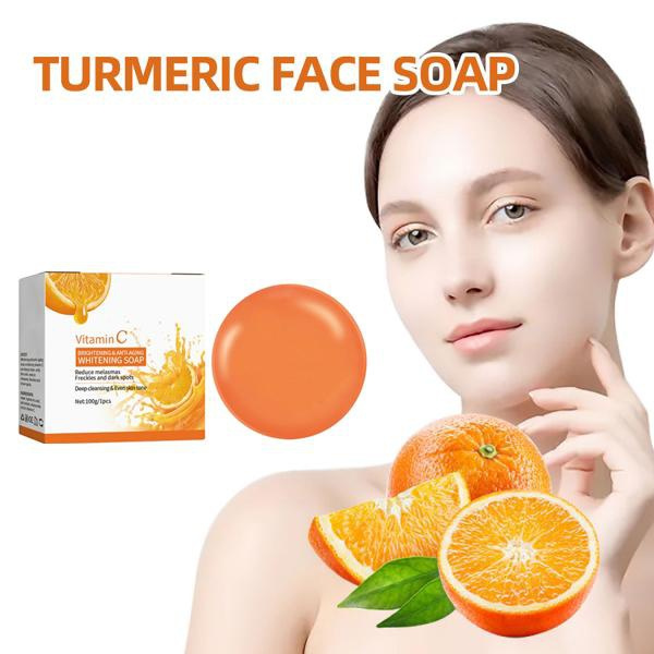Newly 100g Vitamin C Whitening Soap Skin Brightening Anti-Aging Deep ...