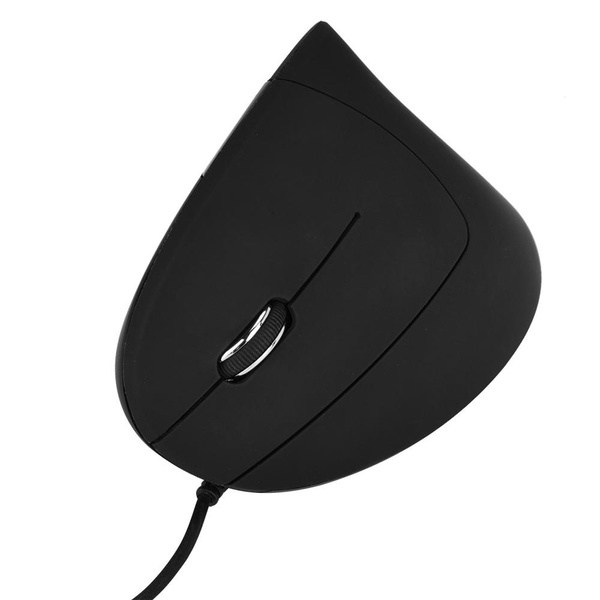 USB Wired Left Hand Vertical Mouse Ergonomic Gaming Mouse Wrist Healthy ...