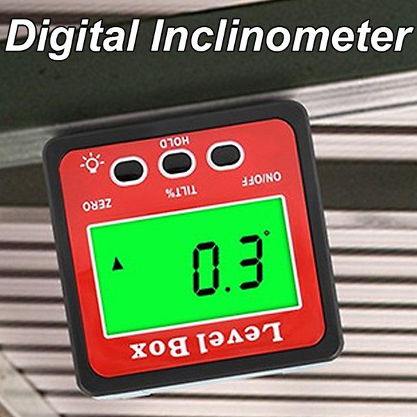 1PC Mini Digital Gauge Angle Protractor Level Inclinometer Electronic ...